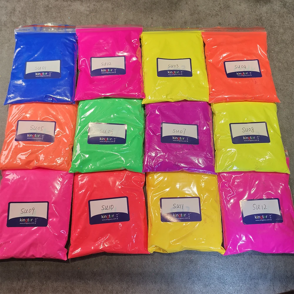 Uv Fluorescent Neon Phosphor Pigment Powder For Off Set Printing - Buy ...
