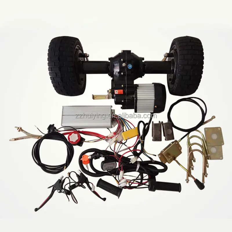 Electric Mini Car Chassis Kits with Disc Brakes & Suspension
