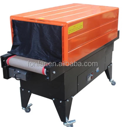 Floor-standing Automatic Plastic Bottle PVC Heat Shrink Film Tunnel ...