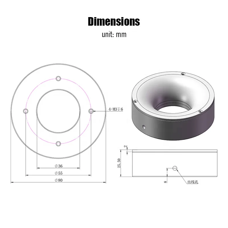 Professional Led Machine Vision Ring Light For Industry Camera ...