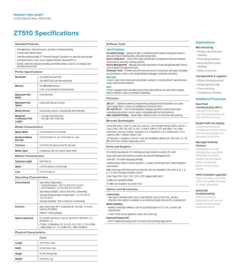 Original Sticker Label Printing Machine Thermal Label Printer Zt510 original-sticker-label-printing-machine-thermal-label-printer-zt510