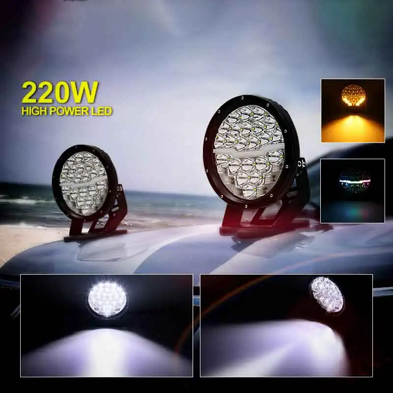 220w Multi-Functional LED Driving Light - Versatile & Durable