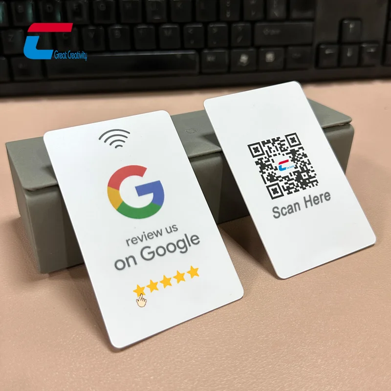 Custom Contactless Google Reviews NFC Sticker NTAG 213