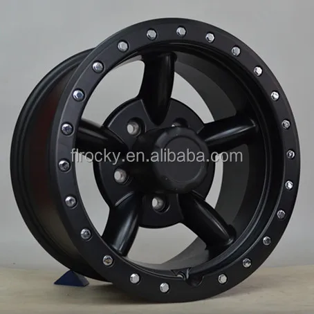 For Land Rover Defender 16*8.0 Inch Alloy Wheel Design Black With Rivet ...