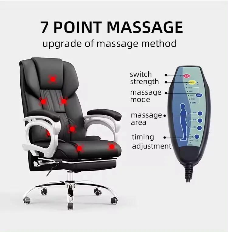 Modern Luxurious High-Backed Office Chair - Ergonomic & Stylish