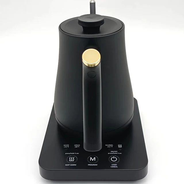 0.8L Stainless Steel Gooseneck Kettle - Electric Water Boiler with ...