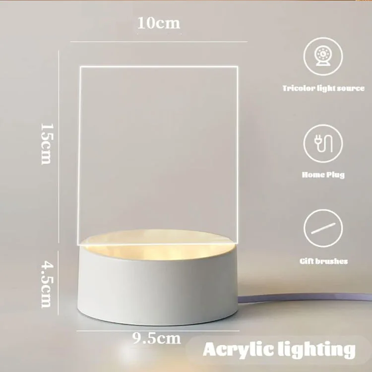 Cheap Acrylic Bracket Erasable Children Drawing Board Creative Usb Led ...