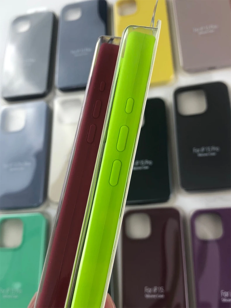 Shockproof Cell Mobile Phone Case - Luxury Liquid Silicone