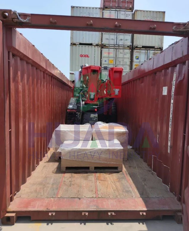 40 Ton Container Lifting Straddle Carrier From Seaport Transportation ...