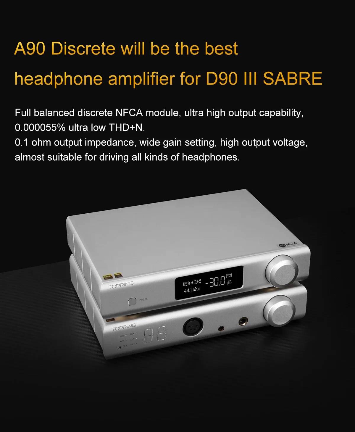 Topping D90 Iii Sabre Fully Balanced Usb Audio Decoder Ess9039spro X2 ...