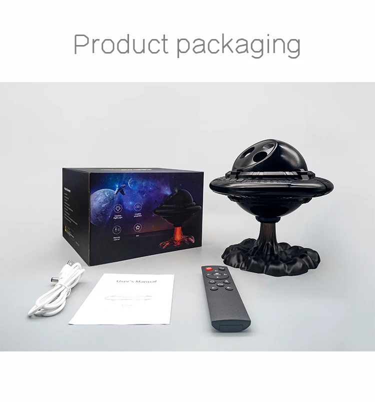 Galaxy Starry Light Image Nebula Ufo Shape Star Light Projector Aurora ...