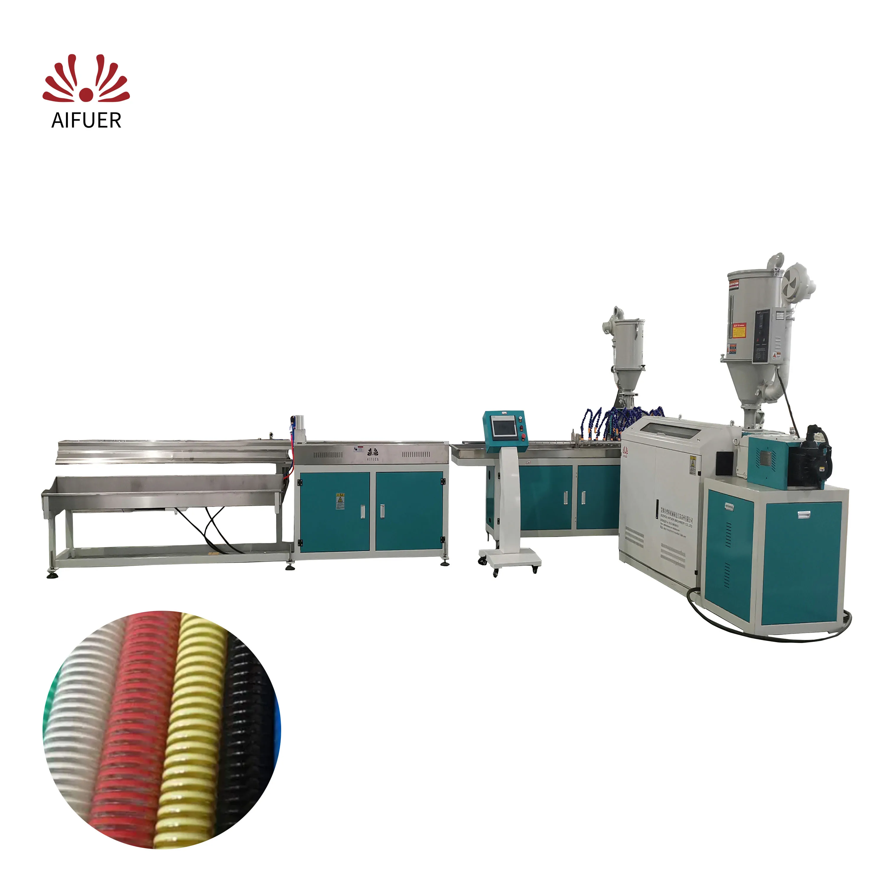 Pvc Soft Garden Hose Spiral Winding Corrugated Drainage Supply Pipe ...