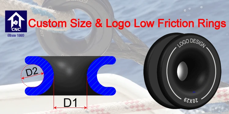 Top Quality Hard Anodize with PTFE Coating for Boat Friction Rings