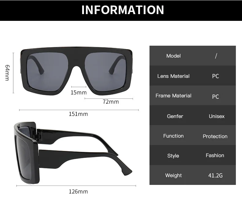 Shop Our Collection of Women's Shades - Big Oversize Plastic Sunglasses