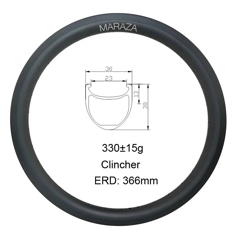Bmx Carbon Wheel 406 Clincher Rims 30mm Depth 30mm Width 20 Inch Carbon ...