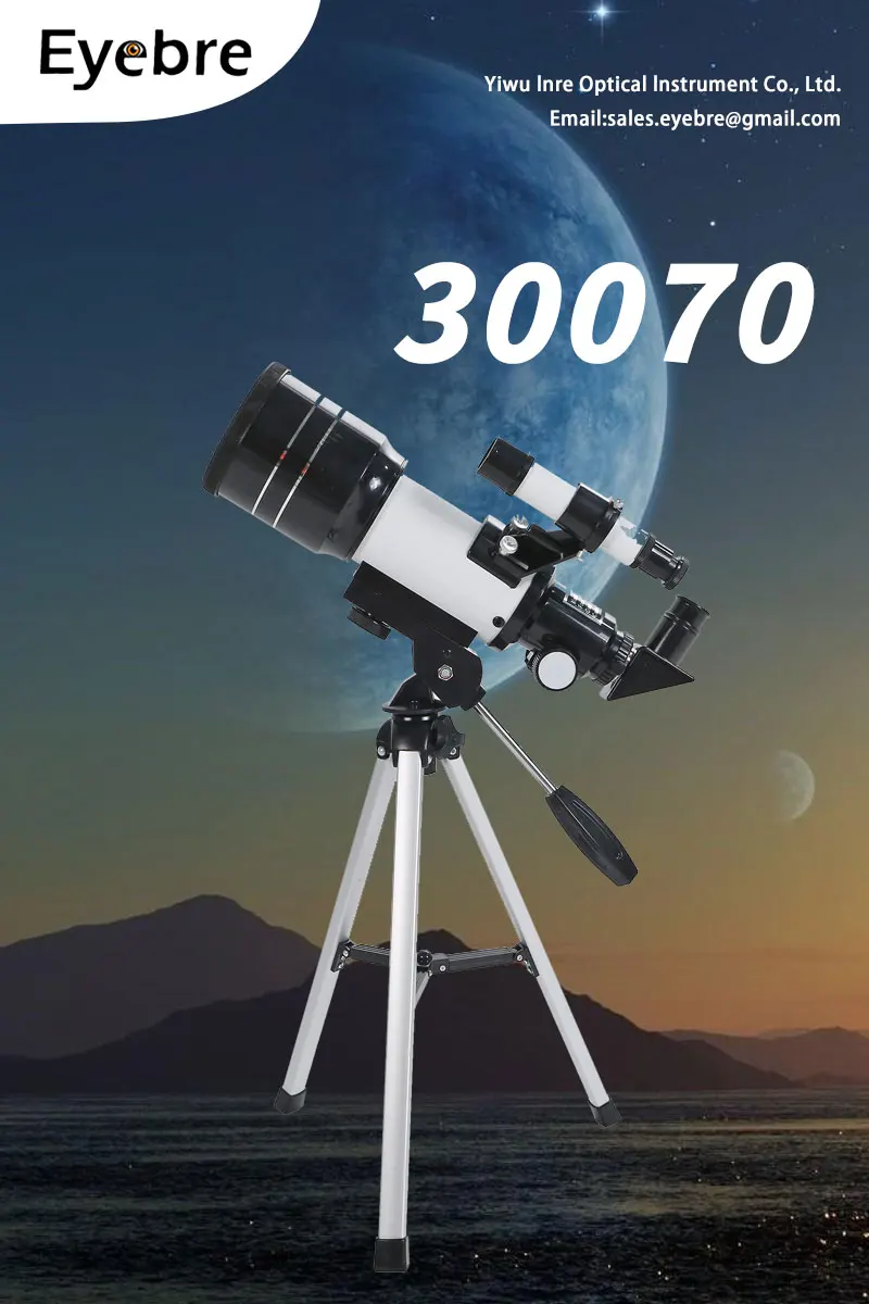 Eyebre 70mm Refracting Telescope for Kids - Manual Focus, 400mm Focal ...