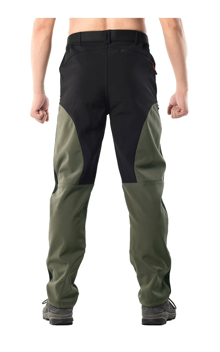 SIVI Outdoor Men Breathable Buckle Pocket Soft Shell Jogger Cargo Long ...