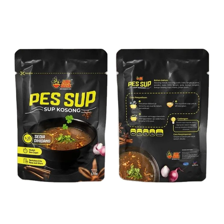 Custom Laminated Stand Up Microwave Cooking Retort Food Packing Bags ...