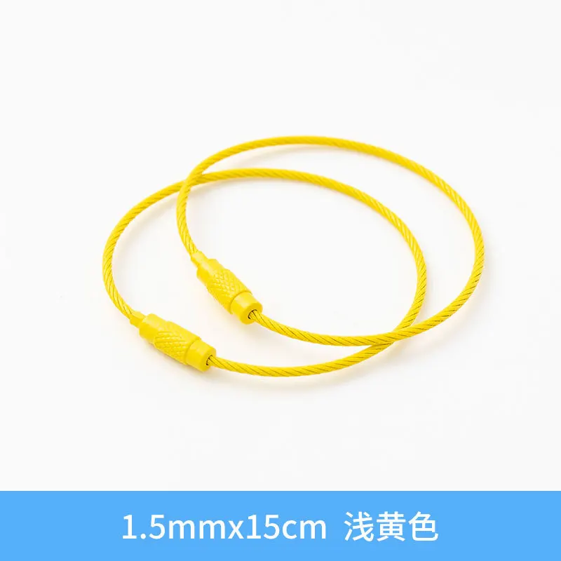 Stainless Steel Wire Holder Loops - Durable Key Chains