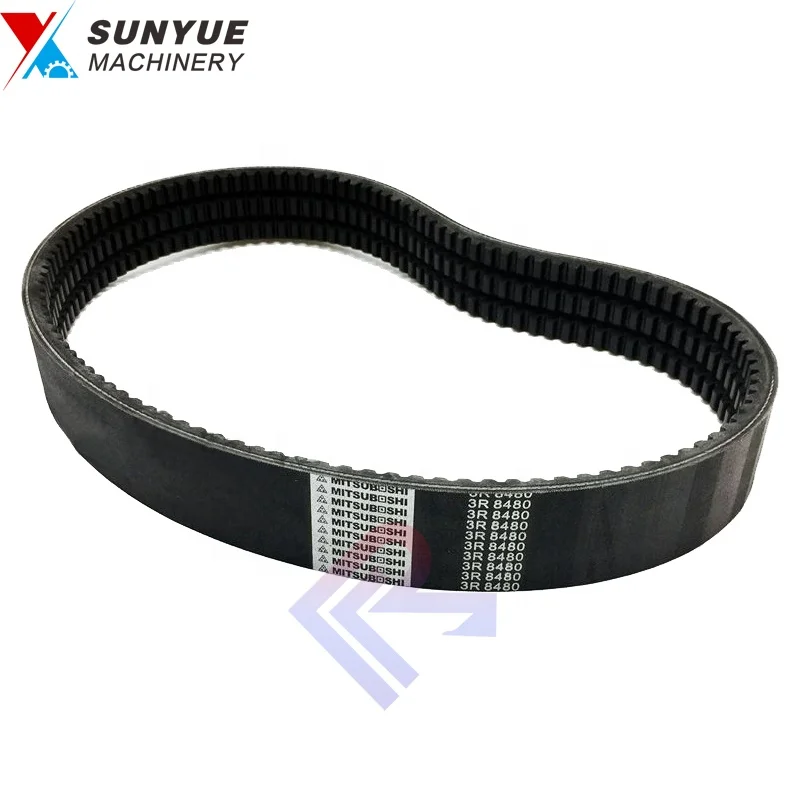 EX300-5 ZX330 Fan Belt for Excavator V-Belt 3R8480 4603925 4632729 4404301