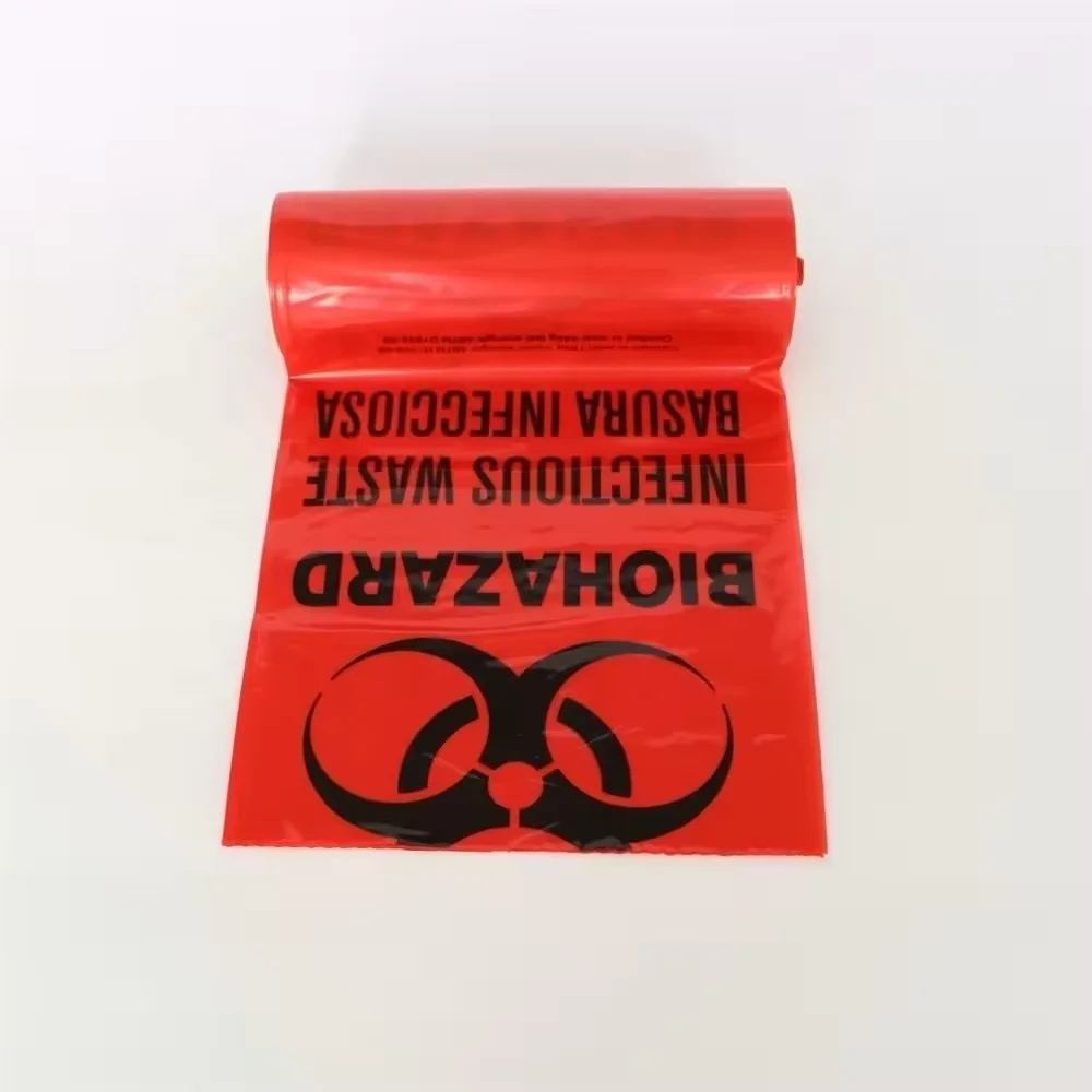 Biodegradable Biohazard Bag Laboratory Medical Use Zip Lock Plastic ...