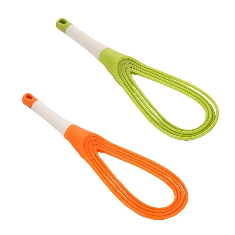 Fashionable Foldable Silicone Flat Egg Whisk Wiper Silicone Whisk Egg ...