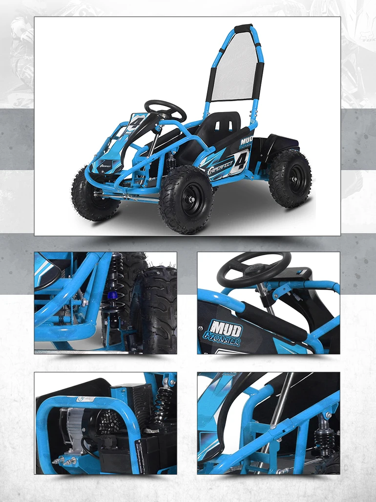 1200w Brushless Electric Go Kart Buggy Fast Kids Electric Drifting Go ...