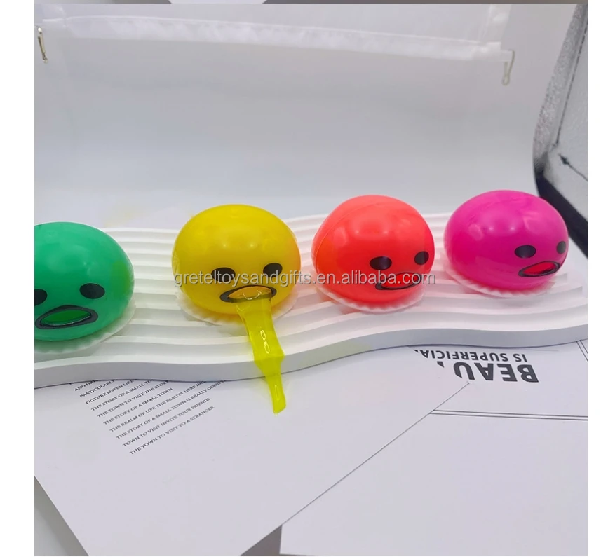 Gretel Toy Funny Vomiting Egg Slime Balls Toys Novelty Stress Relief ...