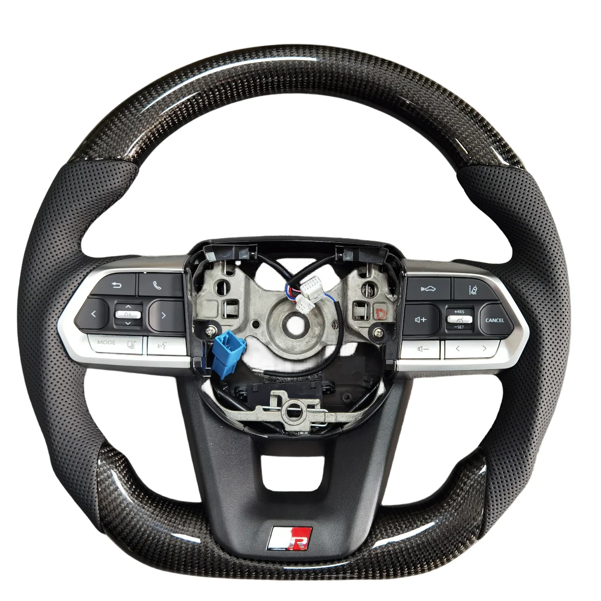 Custom Carbon Fiber Steering Wheel Fit Toyota Land Cruiser LC200 LC120 ...