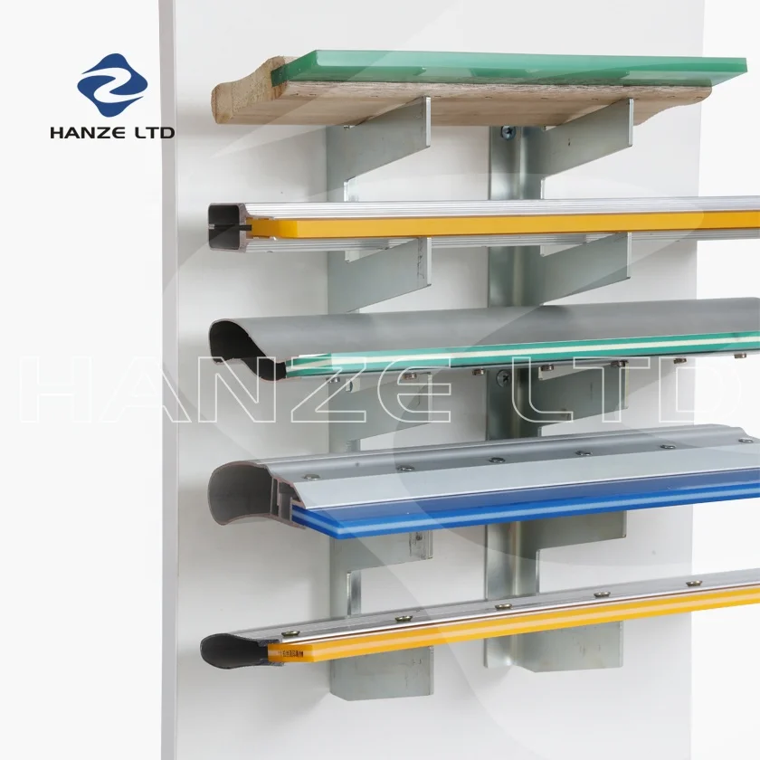 Rak Squeegee bahan cetak karet untuk mengeringkan Squeegee untuk Sablon ...