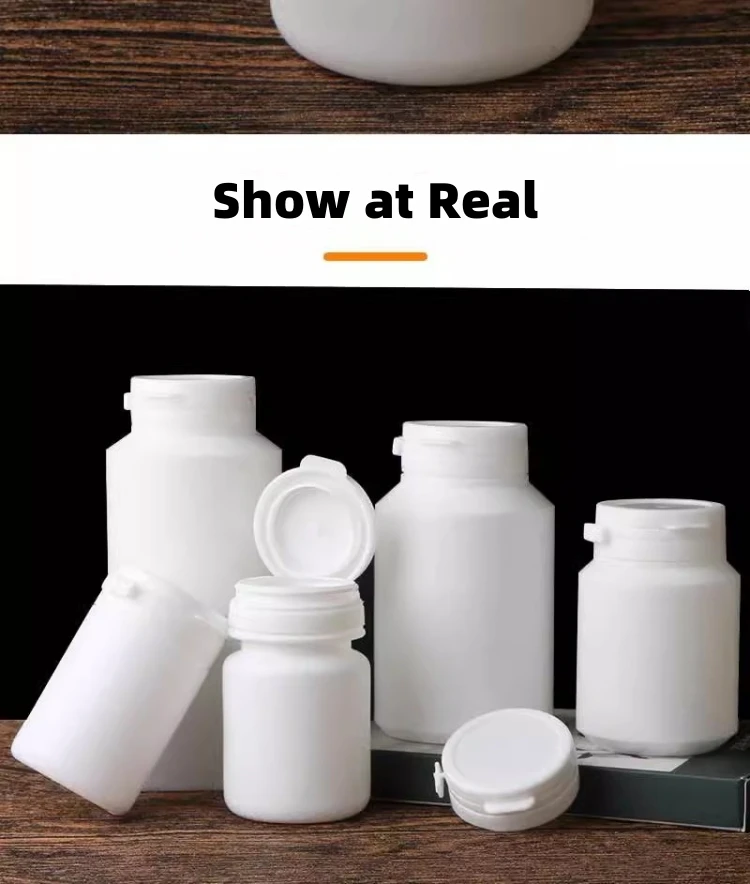 60ml White HDPE Plastic Packaging Bottle with Tear-off Cap 150ml ...