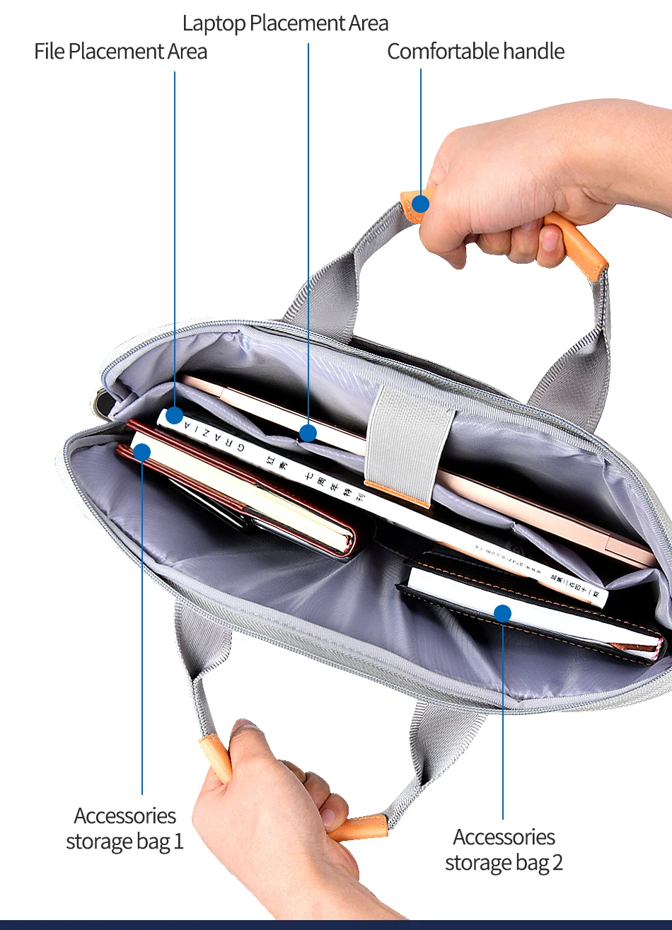 Wiwu Custom Laptop Bag With Shoulder Strap 14 15.6 Inch Shockproof ...