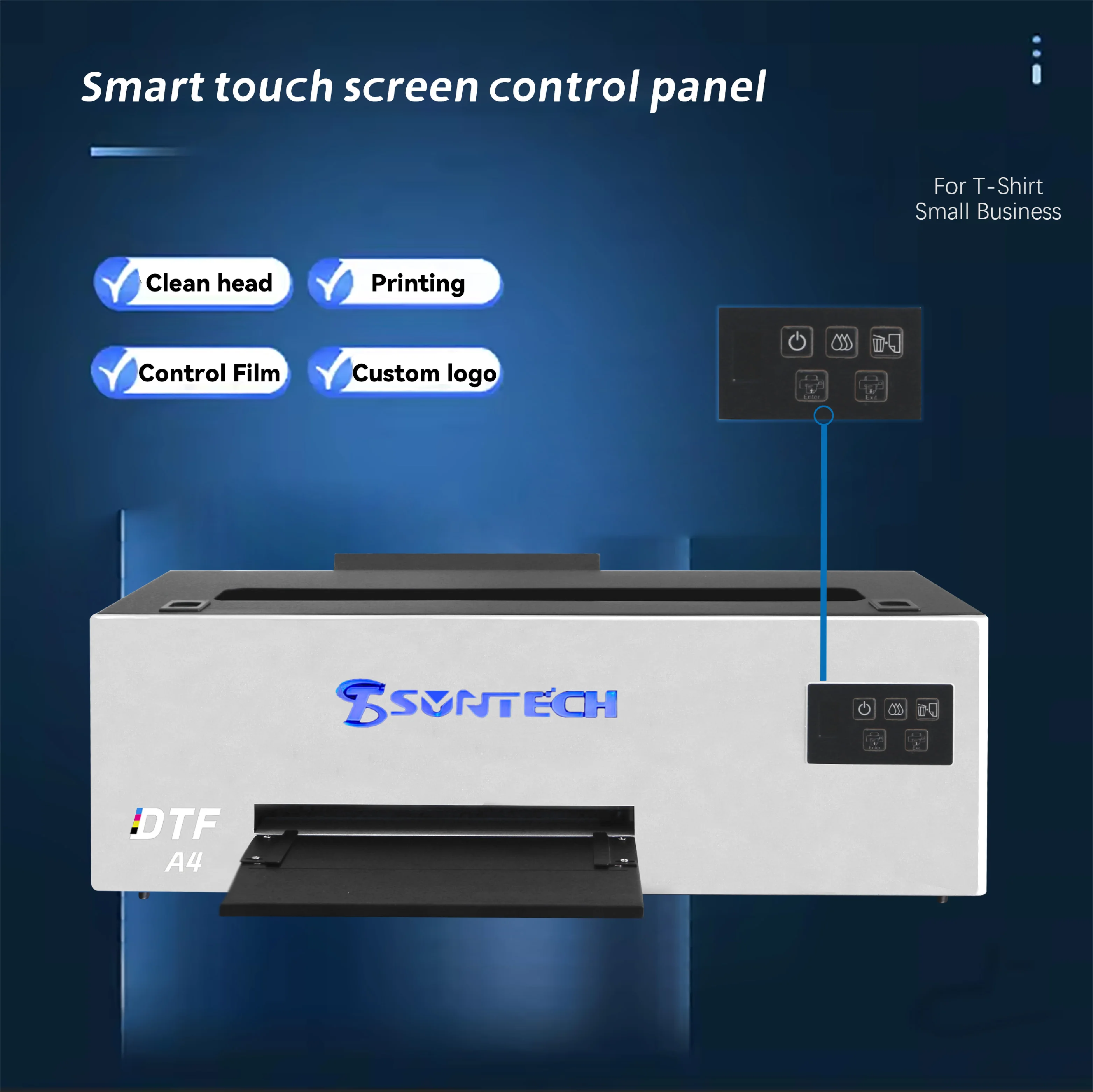 ST A3 A4 XP600 Printhead - DTF Digital Printer for T-shirts