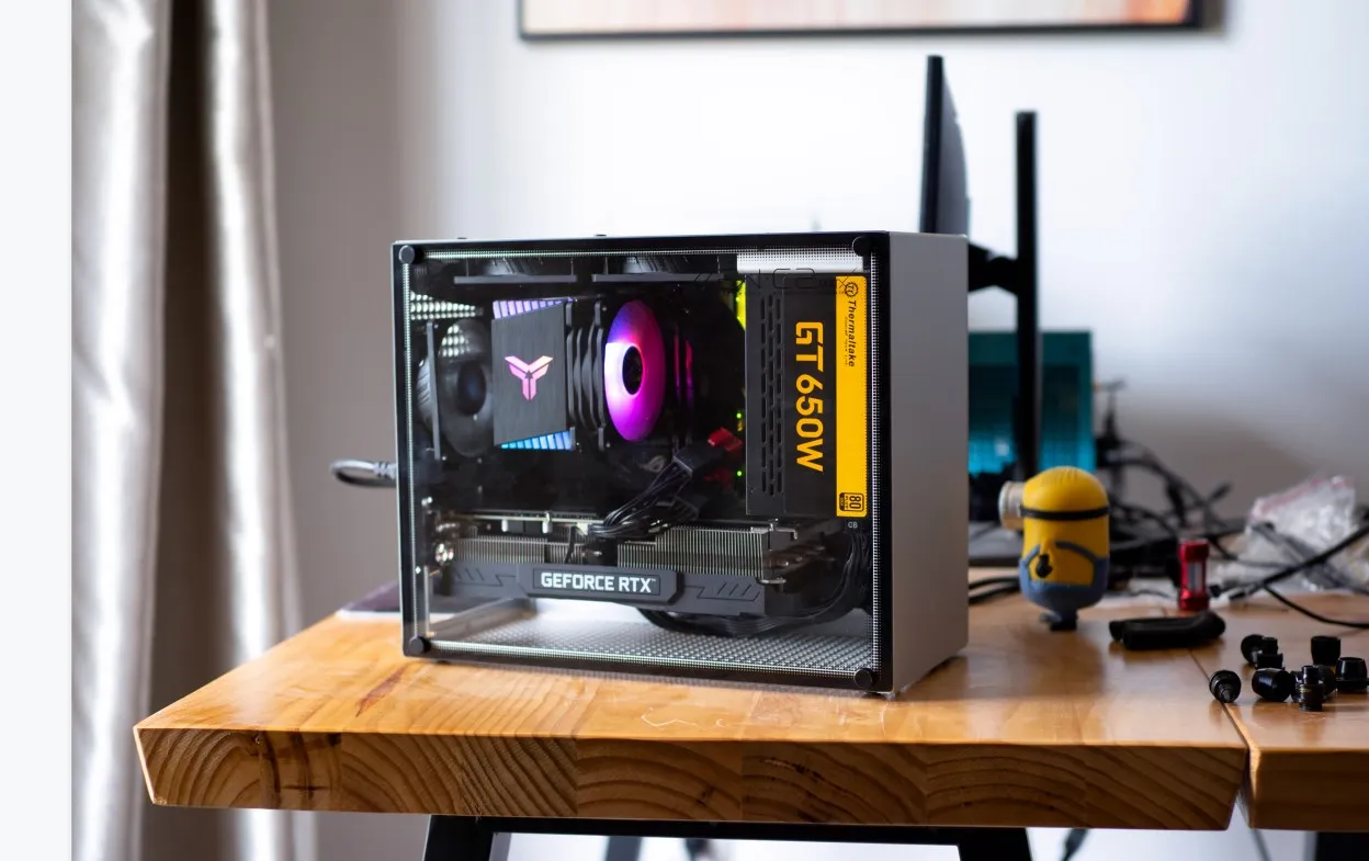 Aluminum MATX Case - C2P Desktop Chassis for Gaming