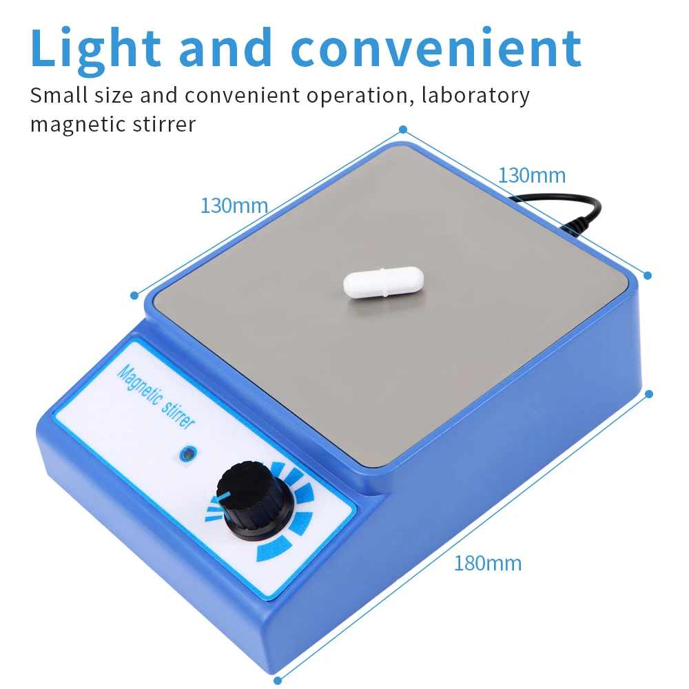 Professional Adjustable Magnetic Stirrer Mixer Lab Stainless Steel