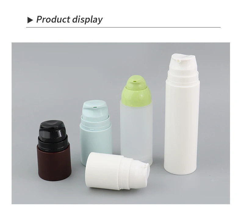 30ml 50ml 150ml PP Plastic Airless Pump Lotion Bottle for Cosmetics Skin Care Packaging 100ml ...