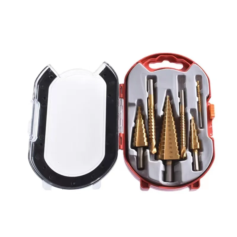 6pcs Set 4-12mm 4-20mm 4-32mm 3/6/8mm Bit Hss Triangular Shank Straight ...