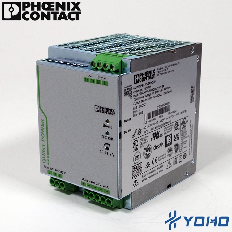 2866776 Quint-ps/1ac/24dc/20 Sfb Technology Primary-switched Power ...