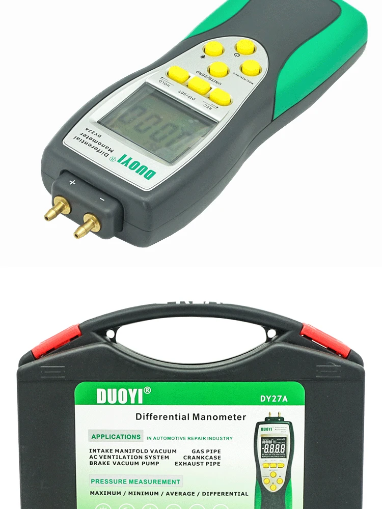 X1 Dy27a Natural Gas Differential Pressure Meter Handheld Portable ...