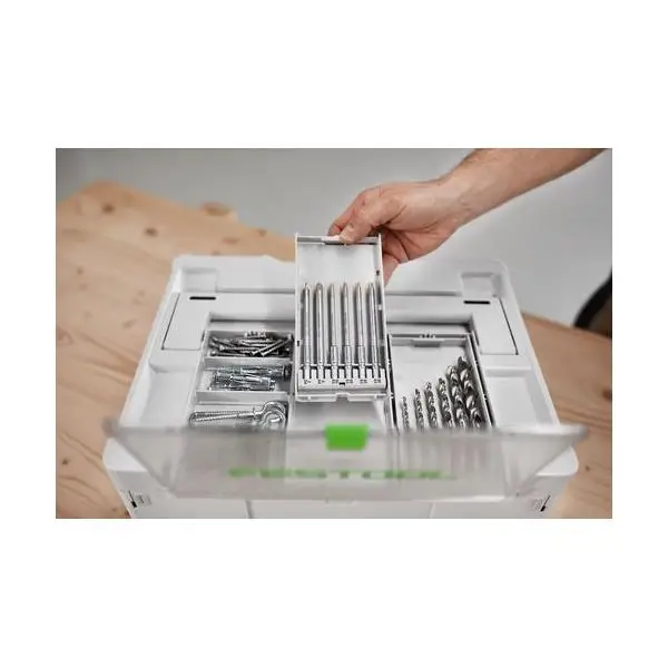 FESTOOL - 577402 Drill bit set in case BKS SYS3 D3-10 HSS CE (6 pcs ...