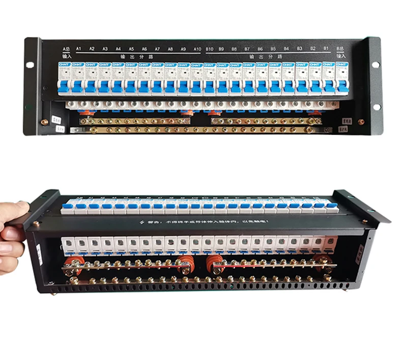 Dc-minus 48V Power Distribution Unit - 2 Inputs, 20 Outputs