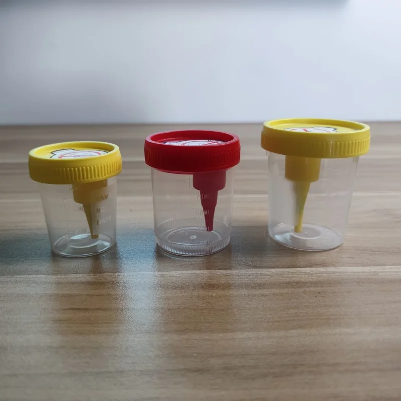 60/80/90/100ml Sterile Test Pots Collection Collector Specimen Bottles ...