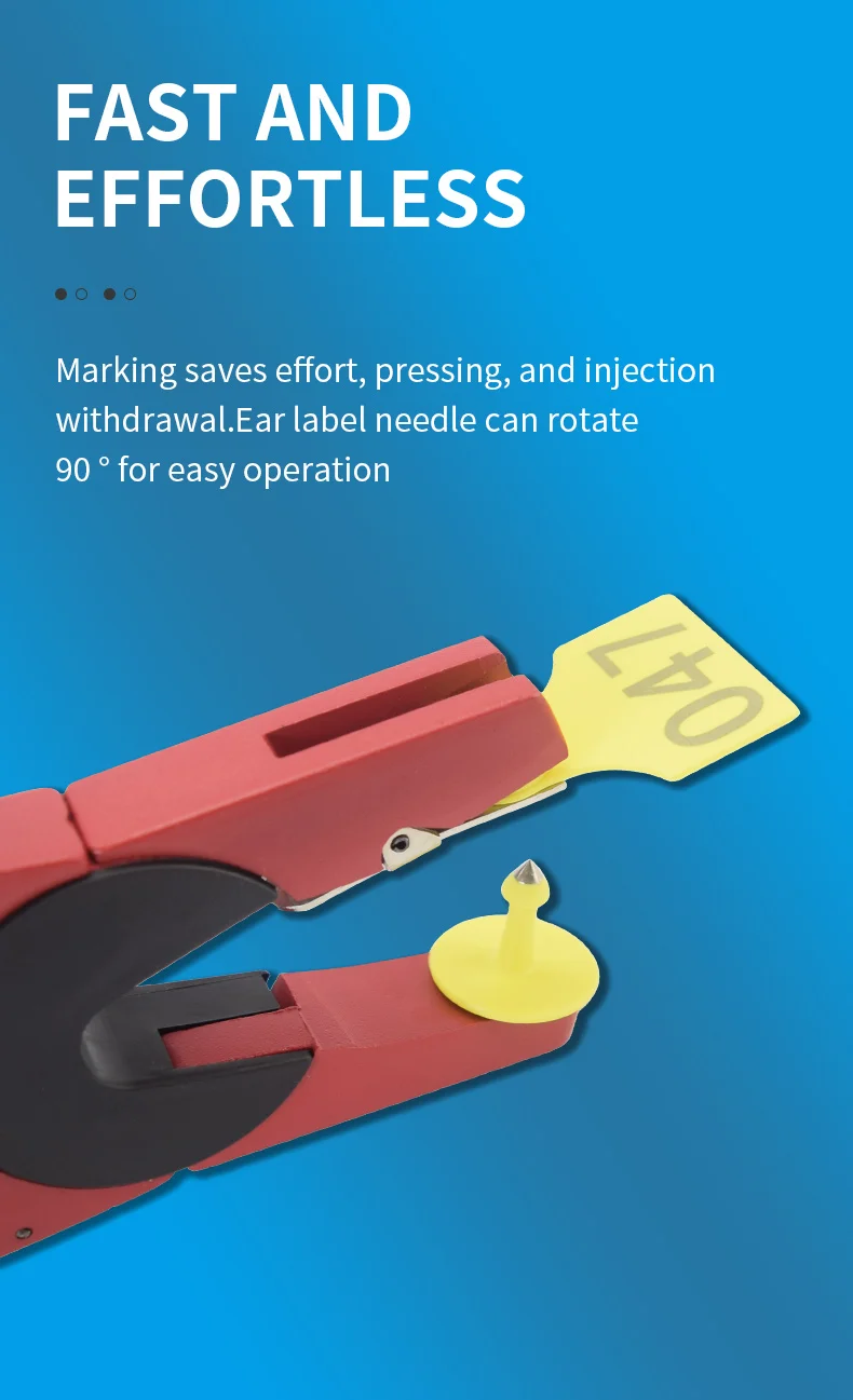 Farm Equipment Animal Ear Tag Applicator Pliers Metal Livestock Ear ...