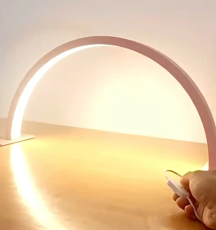 2023 New 35w Arc Lamp Led Table Half Moon Ring Light For Nail Salon ...
