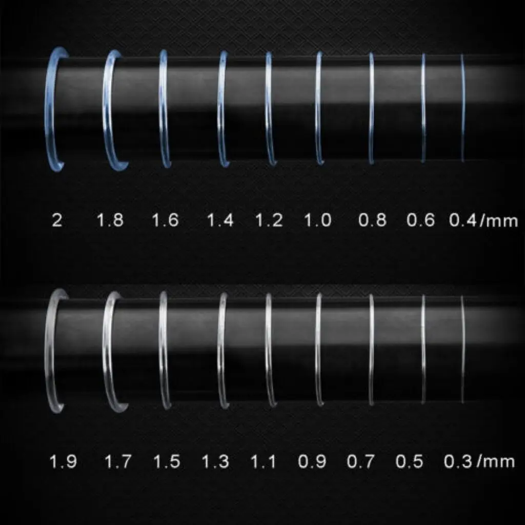 1.5mm Transparent Long Line Tuna Fishing Line - Super Strength