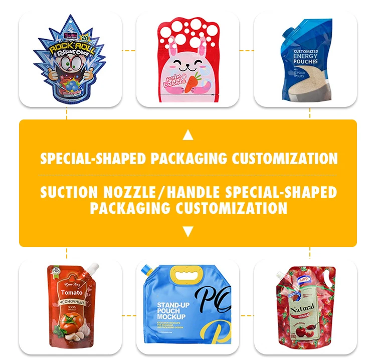 Custom Printed Logo Storage Laminated Candy Sealable Bag