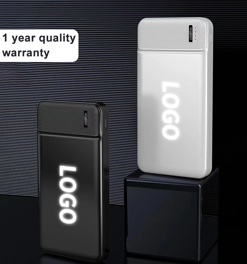 Luminous LED Power Bank 10000mah - Custom Logo Gift
