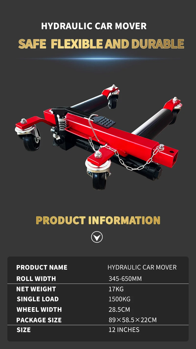 Portable Tire Lift Car Move Positioning Dragway Tools Moving Position ...