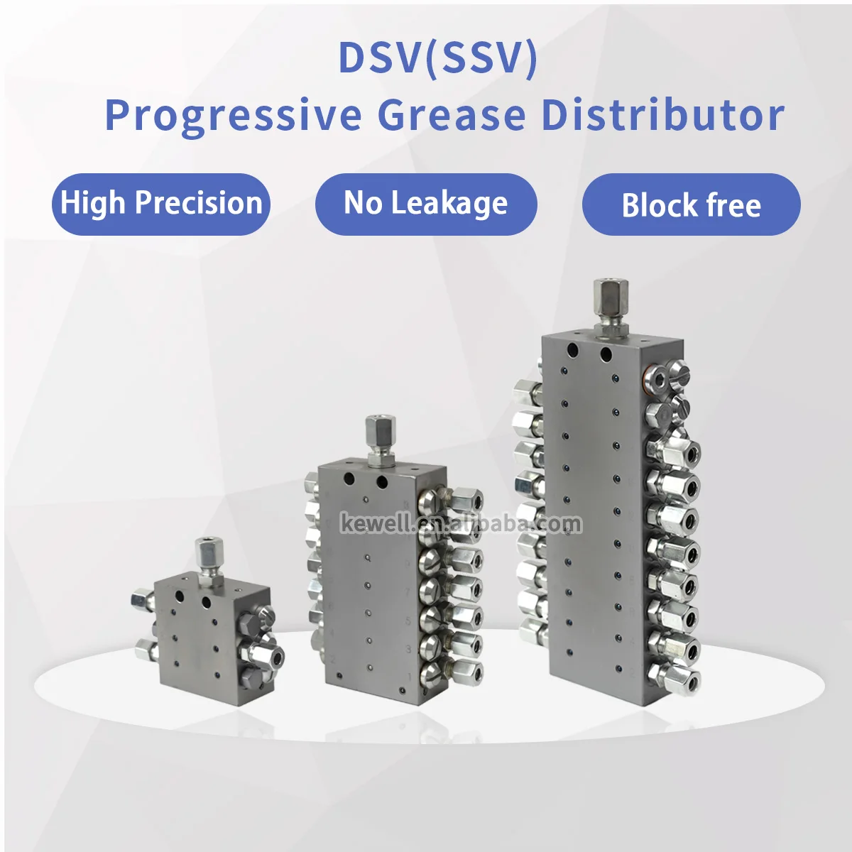 SSV17Manifold Progressive Lubrication Lobe Metering Grease Dispenser Block Device of Oil Divider ...