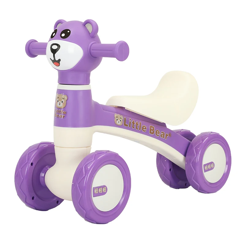 No Pedal 4 Silence Wheels Infant Ride On Car Toys Lighting Music Kids ...